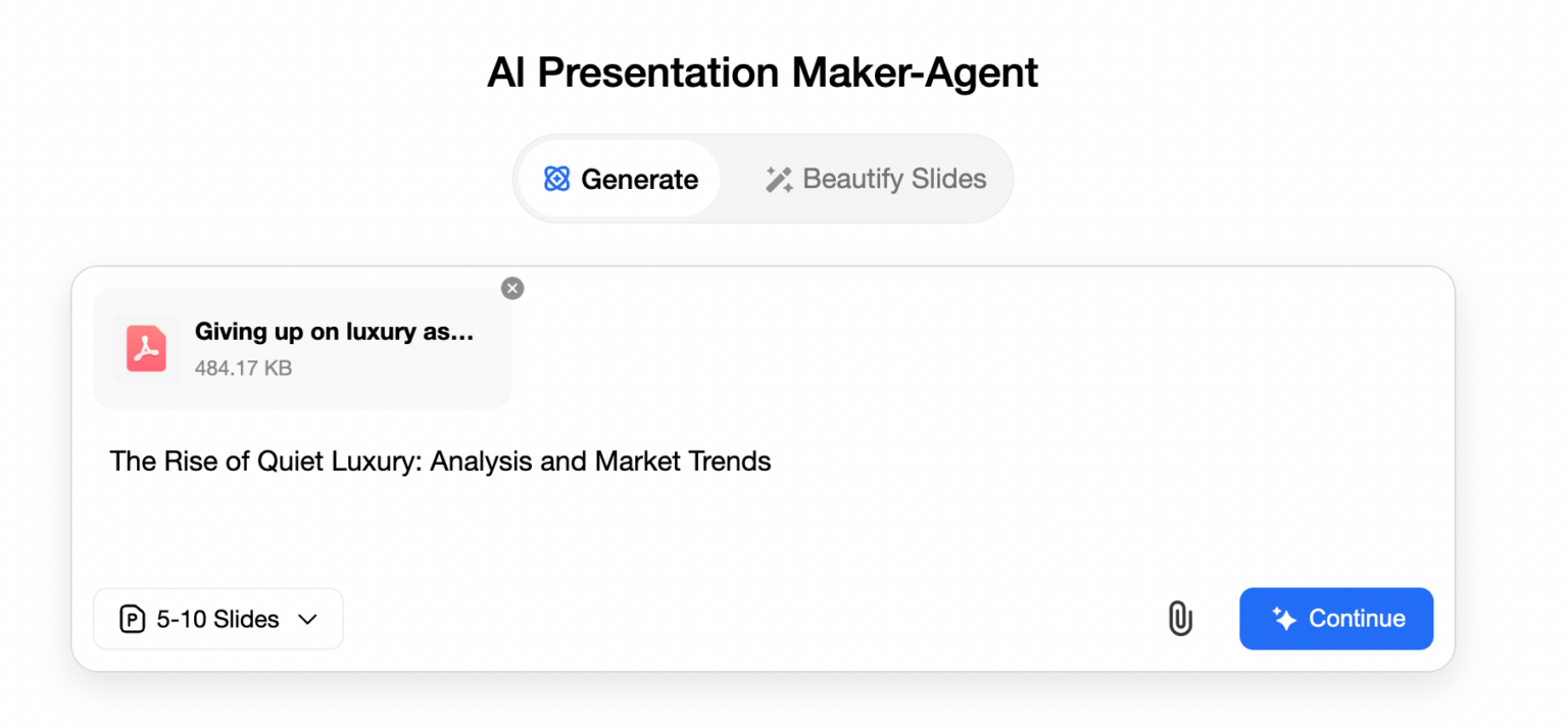 How To Use TeraBox AI PPT Agent & Beautify Slides: Step-by-Step User Guide